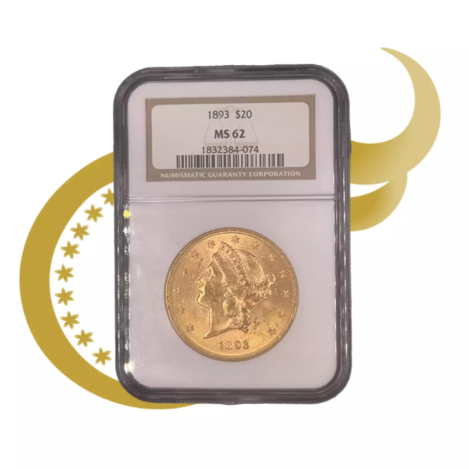 1893 Double Eagles Liberty Head NGC MS-62 - Matador Rare Coins Ltd.