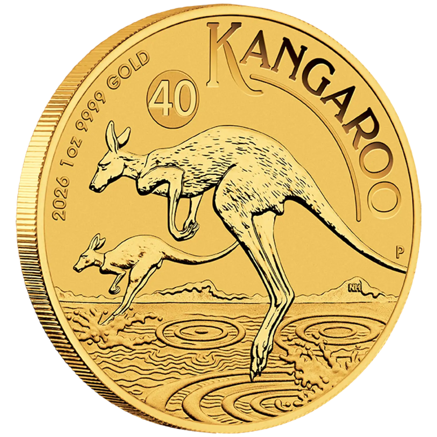 2026 1oz Australian Perth Mint Gold Kangaroo - Matador Rare Coins Ltd.